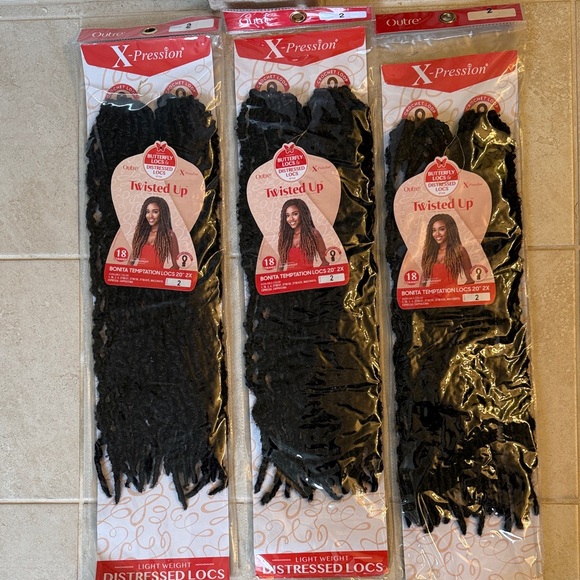 Hair | Xpression Distressedbutterfly Locs Color 2blk | Poshmark
